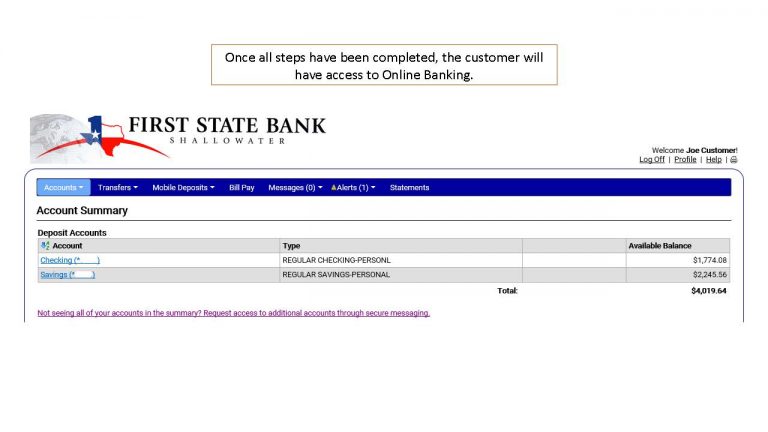 First State Bank Shallowater